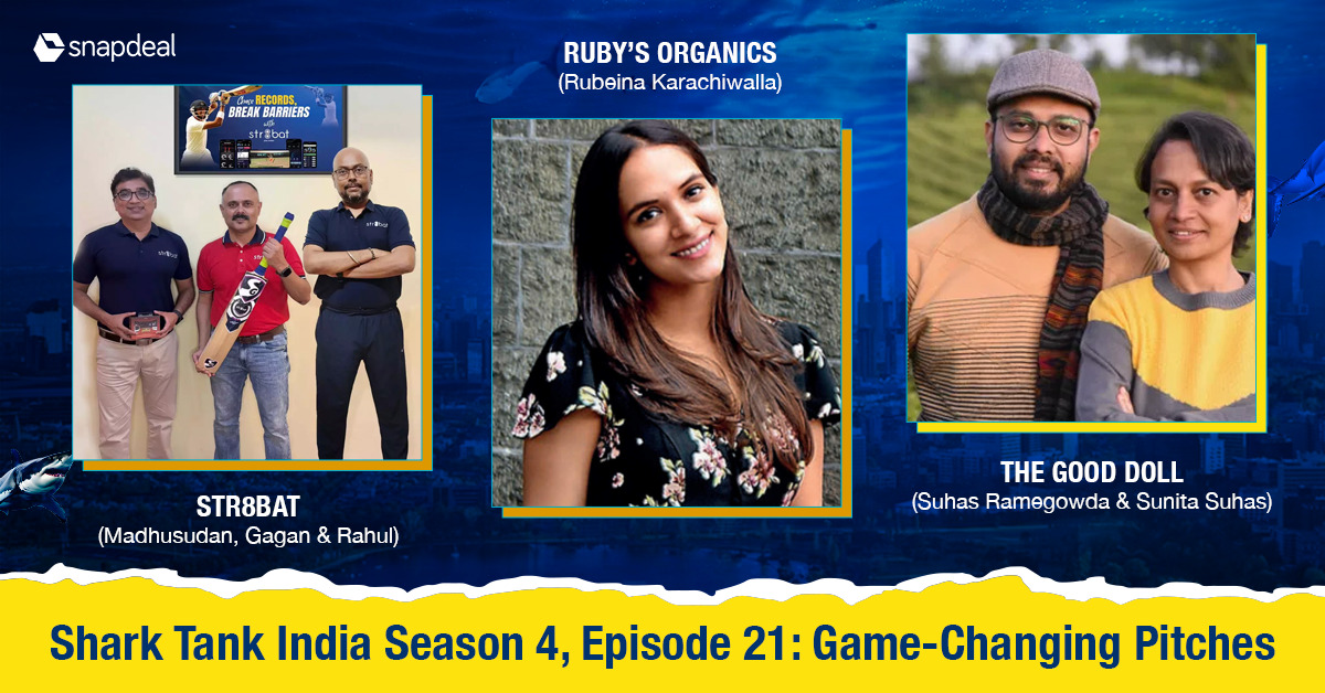 Shark Tank India S4 Ep.11 :Pitchers- Aqua Peya, Jarsh, Dacby