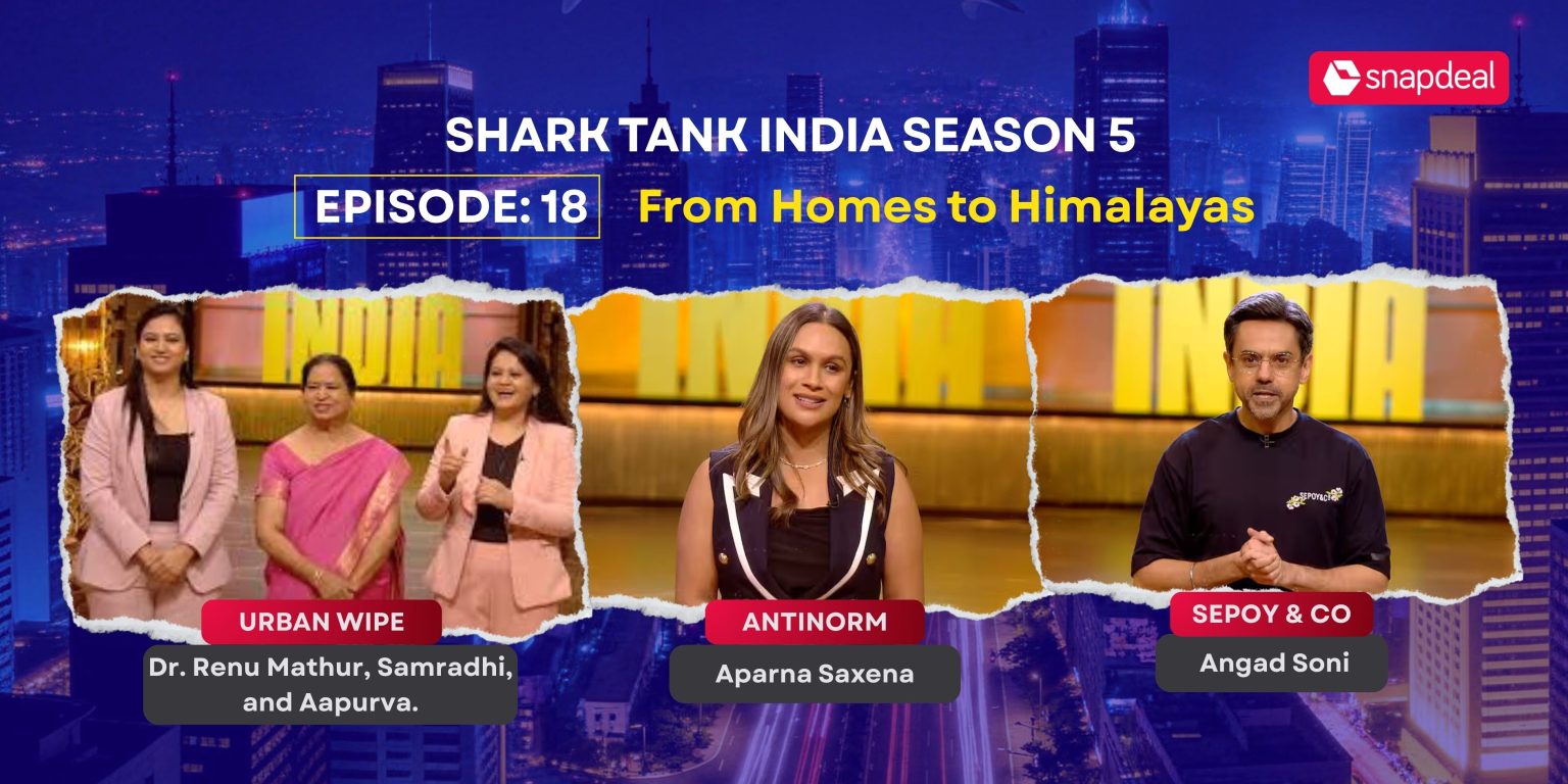 Shark Tank India Season 5 Episode 18 Recap: Urban Wipe, Antinorm ...